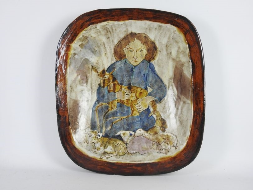 Francis Crociani | : Important enamelled earthenware dish from ...
