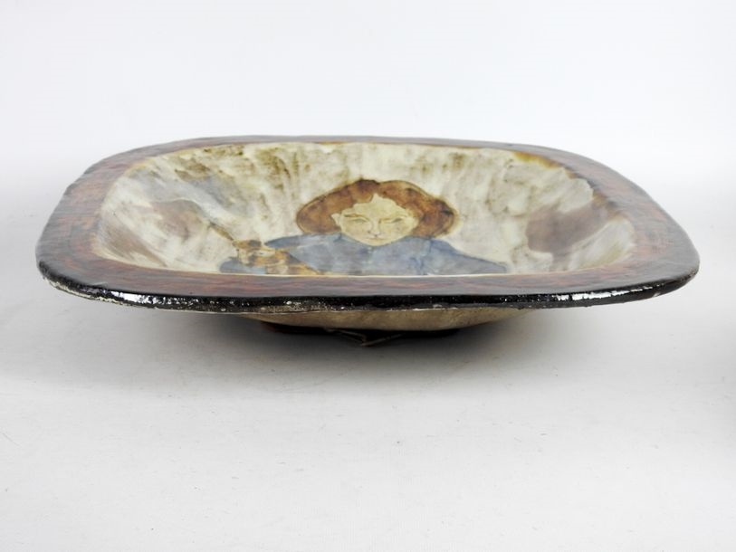 Francis Crociani | : Important enamelled earthenware dish from ...