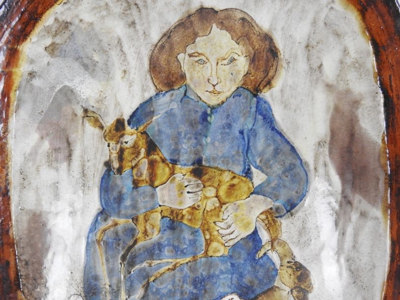 Francis Crociani | : Important enamelled earthenware dish from ...