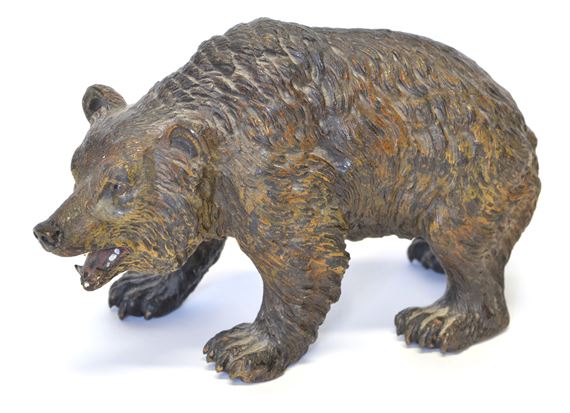 Franz Bergman‏ | A brown grizzly bear | MutualArt