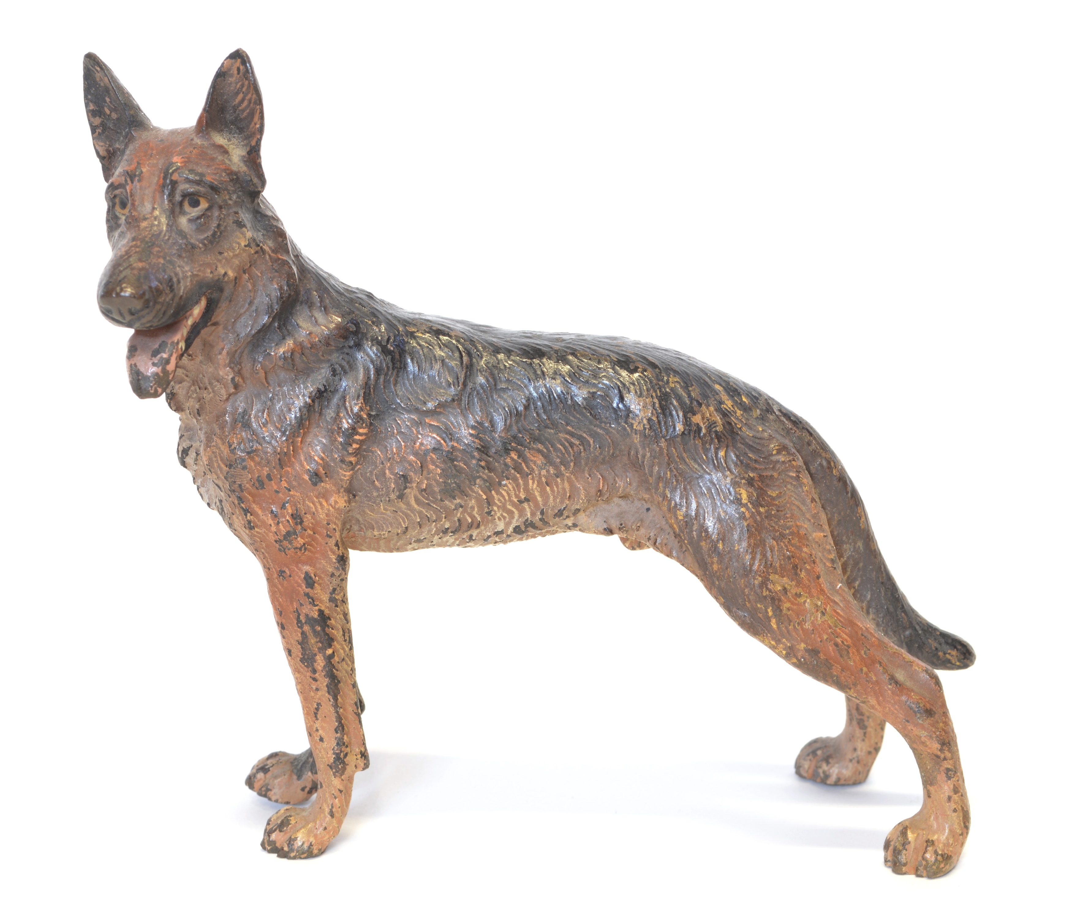 Franz Bergman‏ | Cold painted bronze Dog | MutualArt