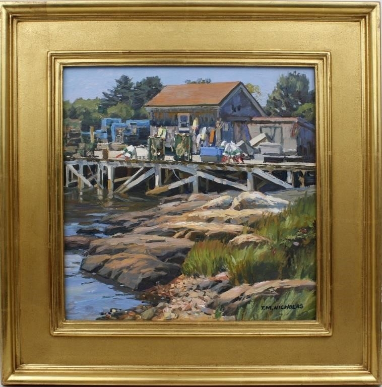 Thomas Michael Nicholas | Harbor composition | MutualArt