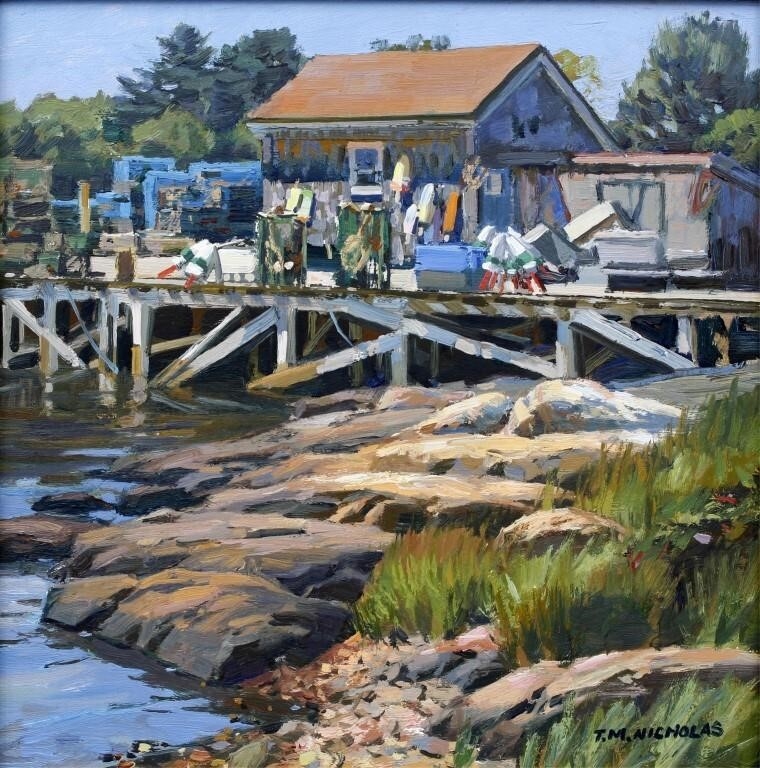Thomas Michael Nicholas | Harbor composition | MutualArt