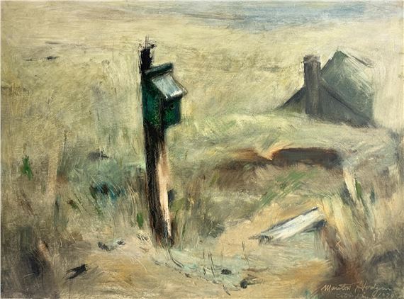 Marston Dean Hodgin | Bird Houses (double-sided) (1970) | MutualArt