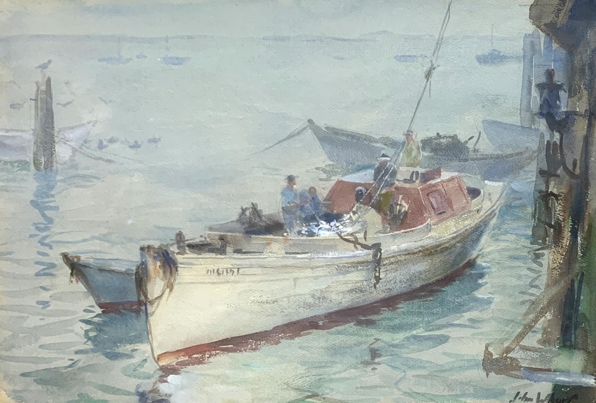 John Whorf | Unloading the Catch (Early 20) | MutualArt