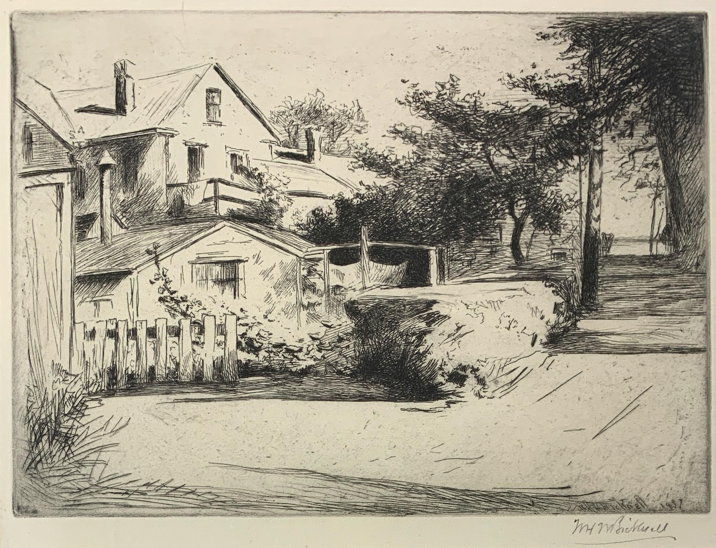 William Harry Warren Bicknell | Back Street Lane (Early 20) | MutualArt