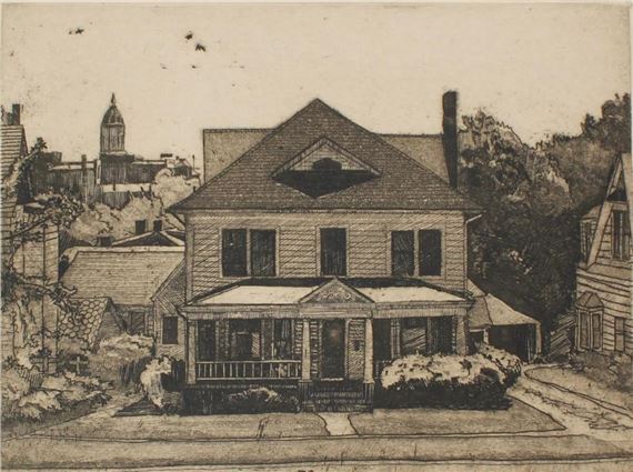 Frank Stack | House Across the Street | MutualArt