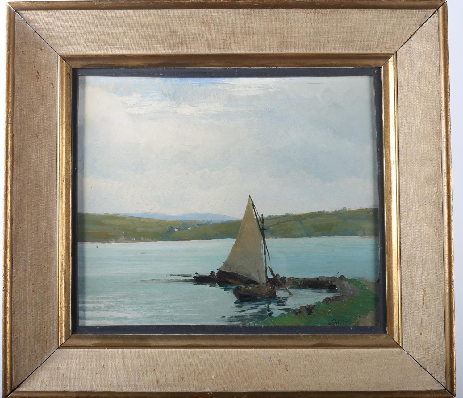 Charles Lamb | THE FERRY FORT STEWART LOUGH SWILLY | MutualArt