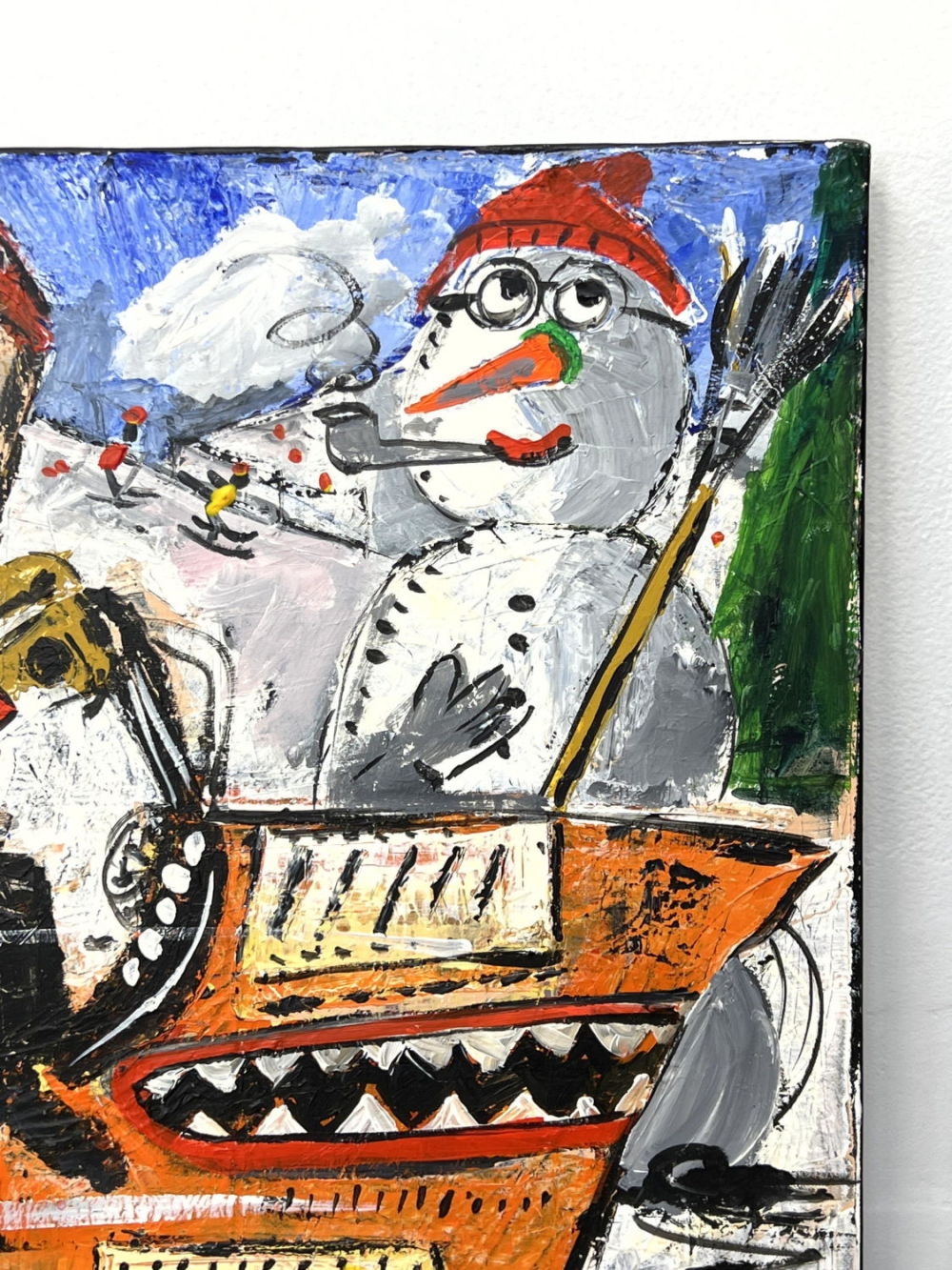 Fabrice Mulheim | 2pcs Paintings on Canvas | MutualArt