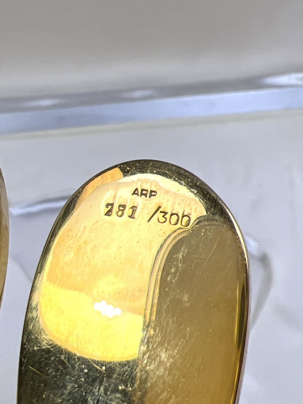 Jean Arp | Gold Plated Nickel Brass Sculpture (1969) | MutualArt