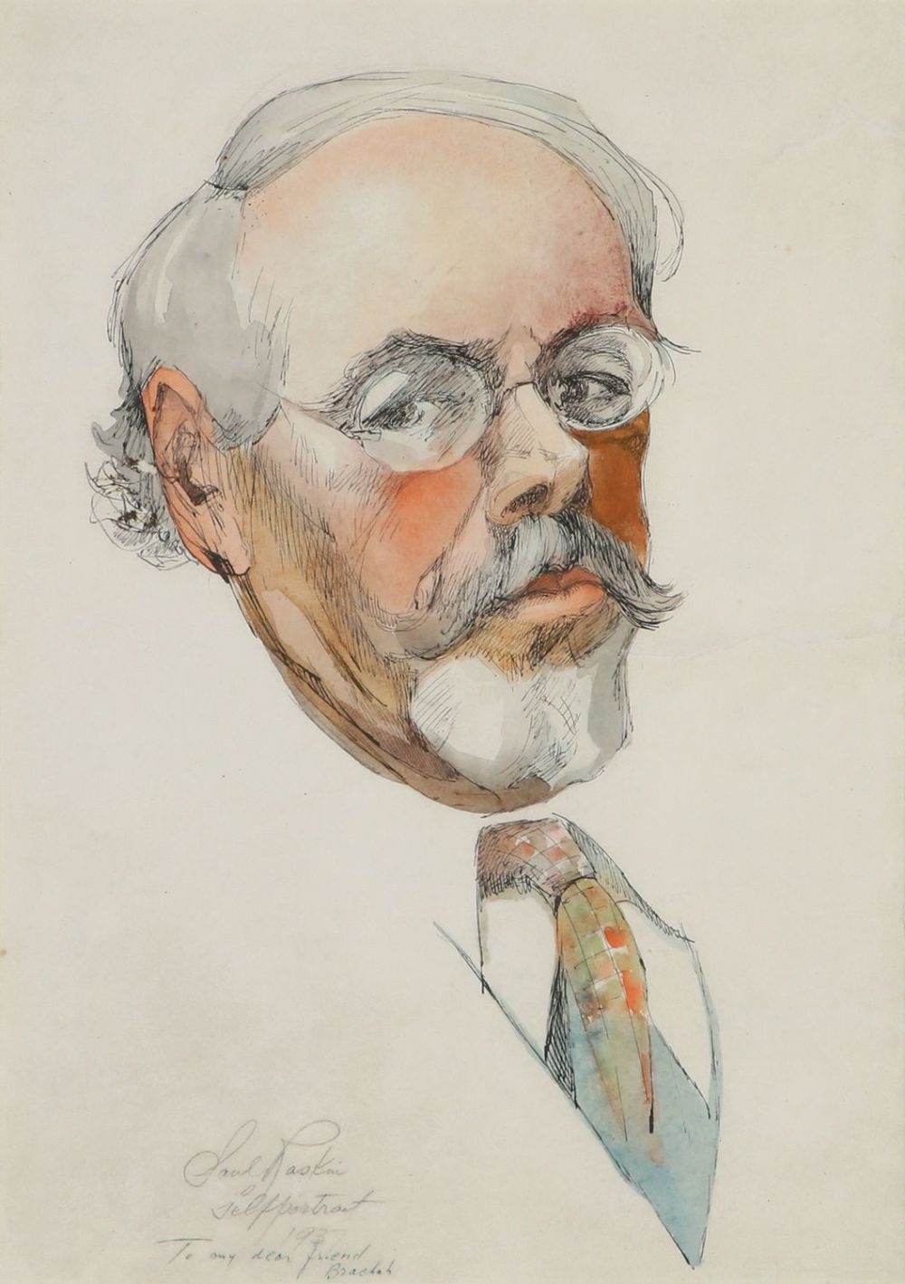 Saul Raskin | Self-portrait (1937) | MutualArt