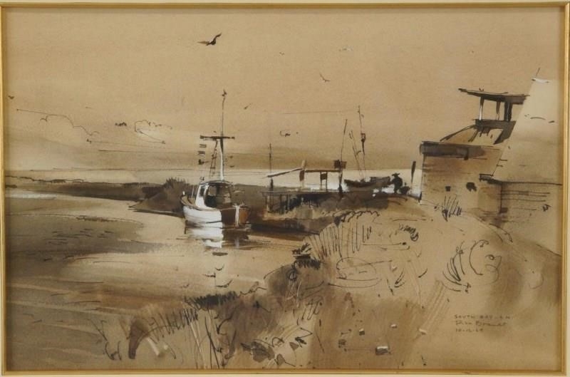 Rex Brandt | watercolor (1964) | MutualArt