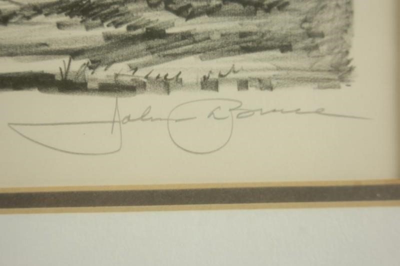 John Bruce | etching - Rope the critter | MutualArt