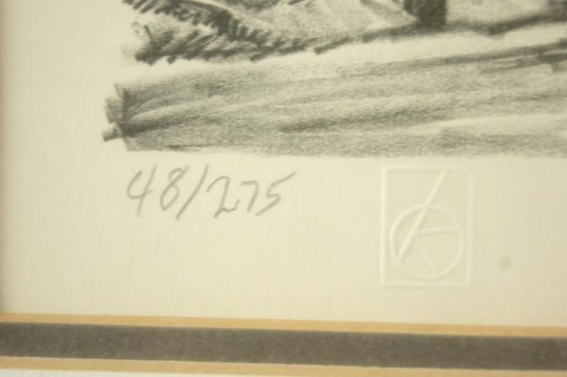 John Bruce | etching - Rope the critter | MutualArt