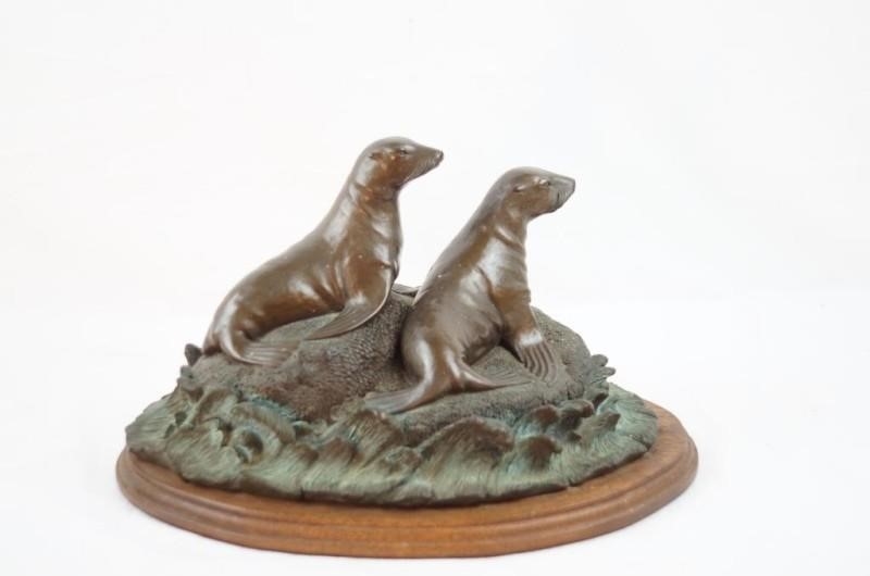 Phil Vanderlei | bronze sculpture - Seals | MutualArt