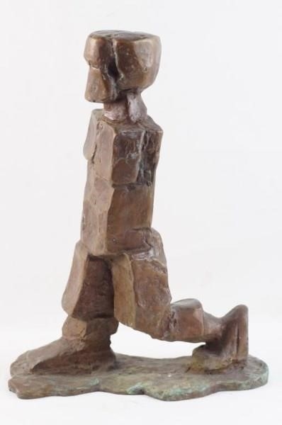 Fritz Wotruba | bronze sculpture (1958) | MutualArt