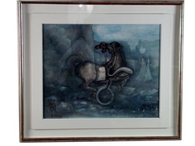 Salvador Dalí | watercolor 1968 (1616) | MutualArt