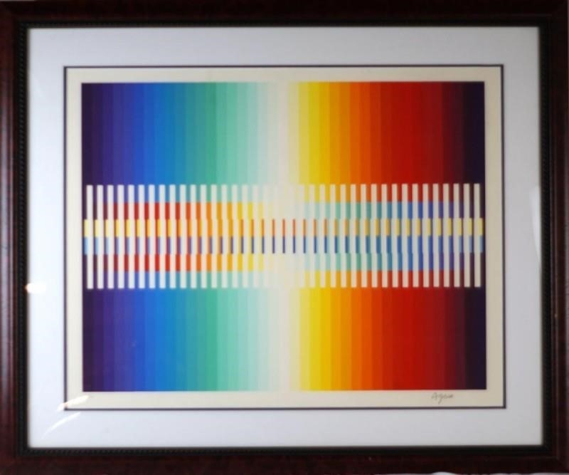 Yaacov Agam | Serigraph Integrated Rainbow | MutualArt