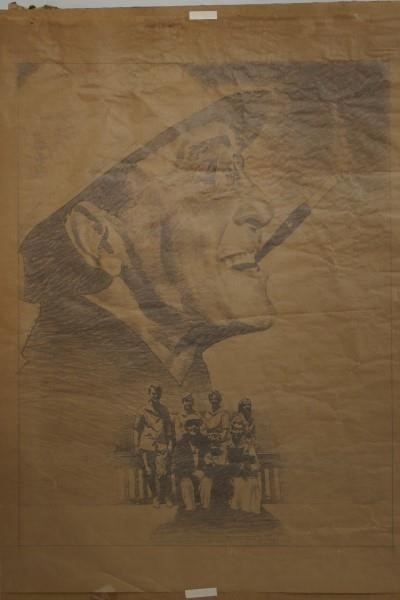 Drew Struzan | pencil drawing of FDR Film Poster | MutualArt