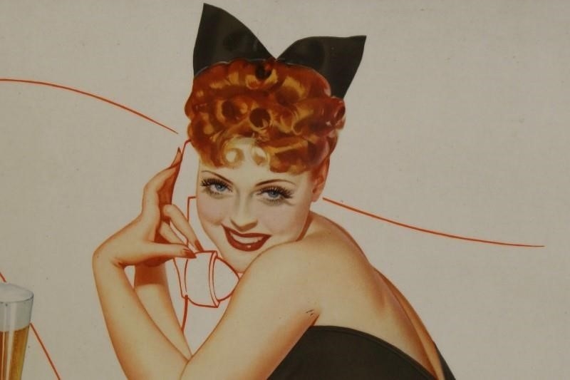 George Petty | Acme Beer Pin Up Ad | MutualArt