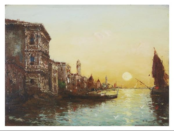 Albert Ferdinand‏ Duprat | Vue de Venise | MutualArt