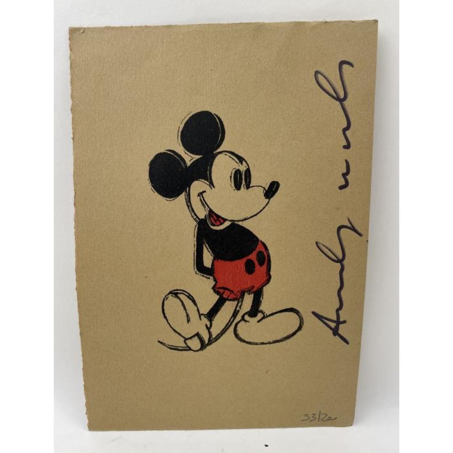 Andy Warhol | Mickey Mouse | MutualArt