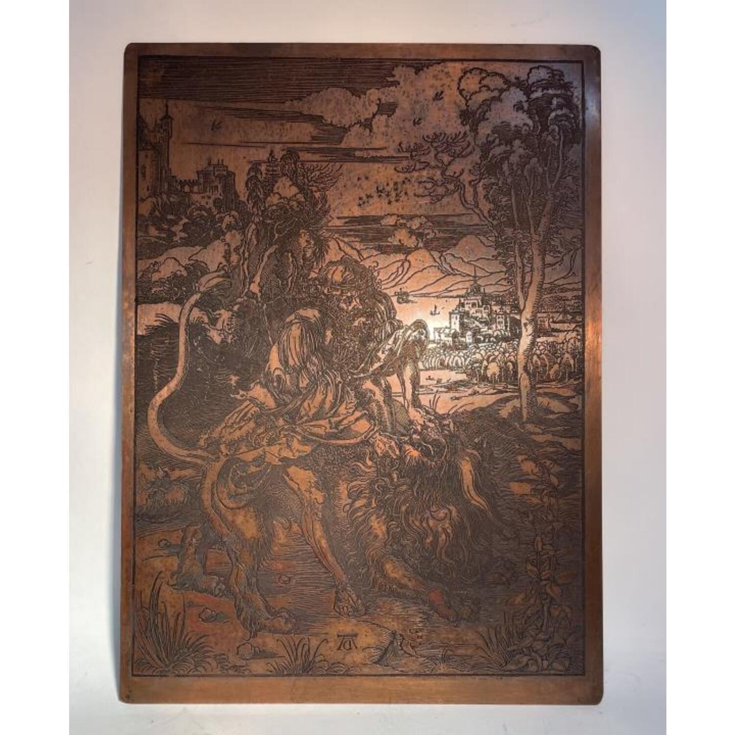 Albrecht Dürer | Samson Rending the Lion (19) | MutualArt