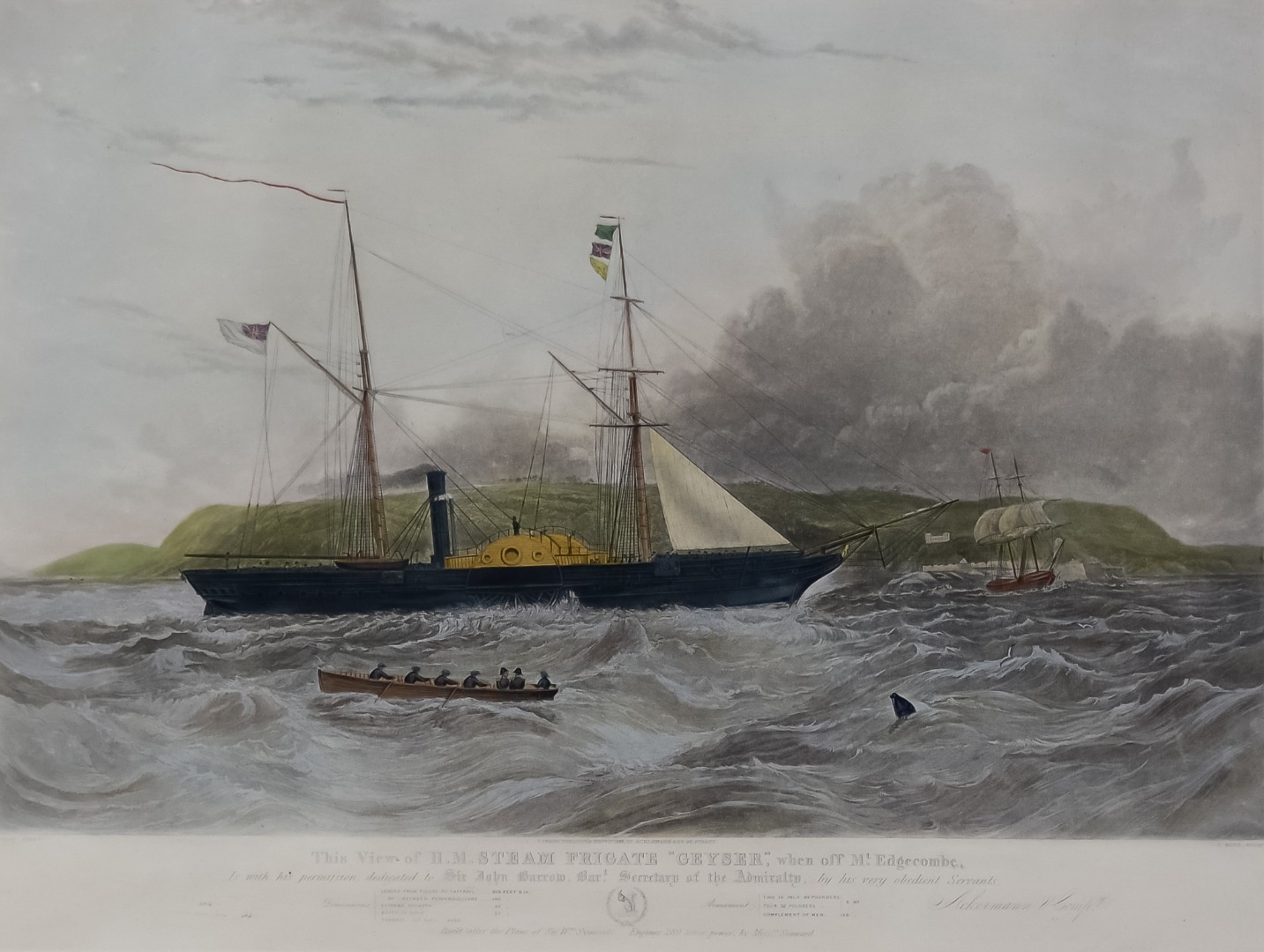 Henry A. Papprill | Her Majesty's Steam Frigate Cyclops off Spithead ...