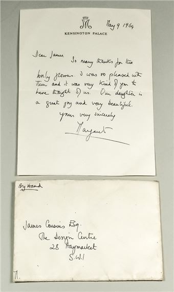 H.R.H. Princess Margaret | Handwritten (1964) | MutualArt