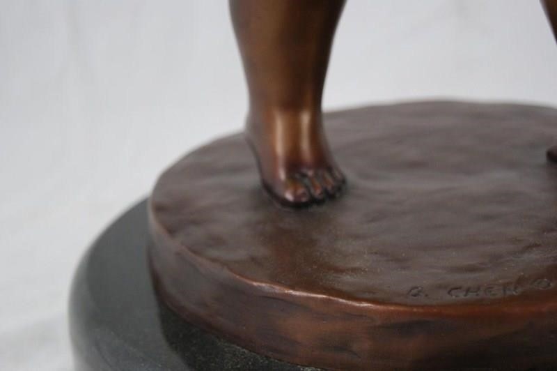 Barbara Chen | Bronze Sculpture 1997 - 'Duet | MutualArt