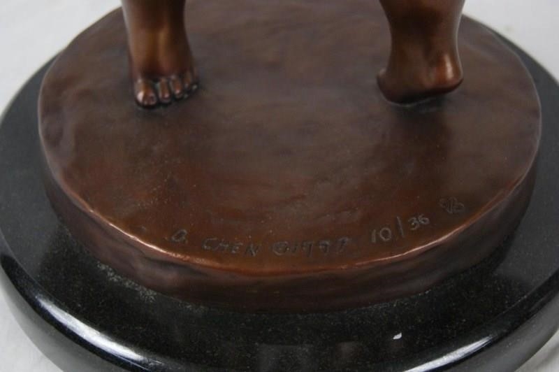 Barbara Chen | Bronze Sculpture 1997 - 'Duet | MutualArt