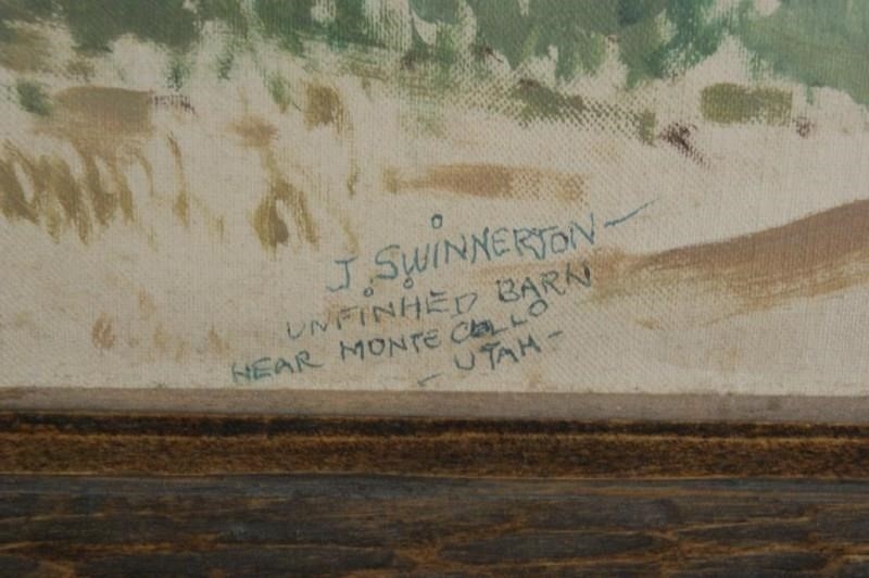 James Swinnerton | 11x15 Barn landscape | MutualArt