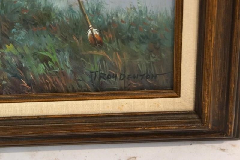 Troy Denton | Oil on Canvas - Indians | MutualArt