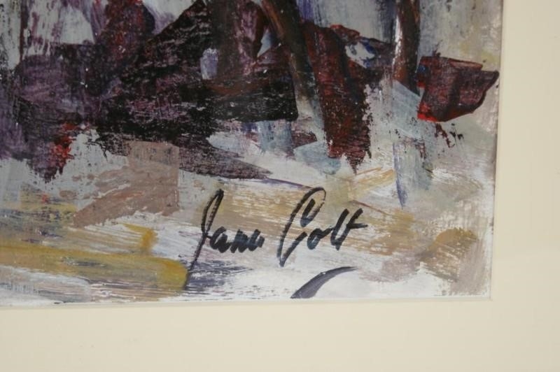 James Colt | 2-sided Western oil on painting | MutualArt