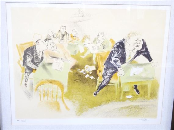 William Gropper | William Gropper Signed and Numbered Lithograph ...
