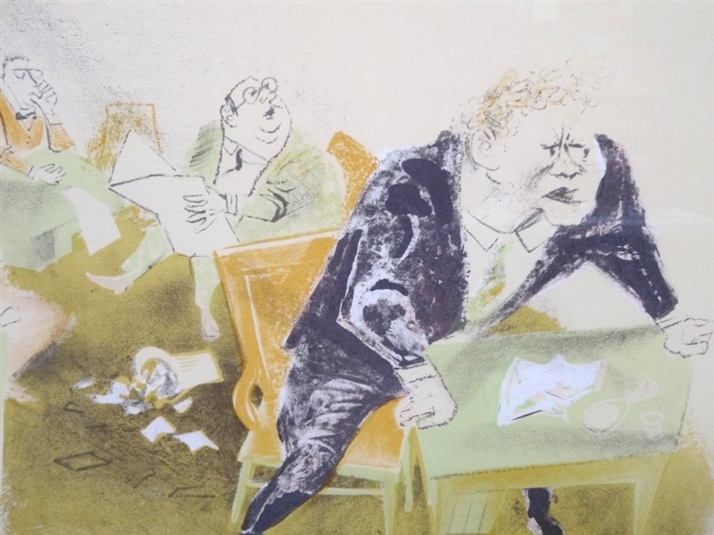 William Gropper | William Gropper Signed and Numbered Lithograph ...