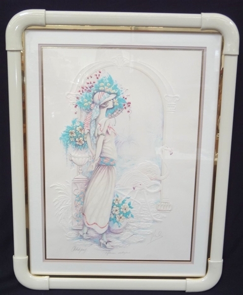 Mary Vickers | Mary Vickers Artist Proof Afternoon Rendevous Intaglio ...