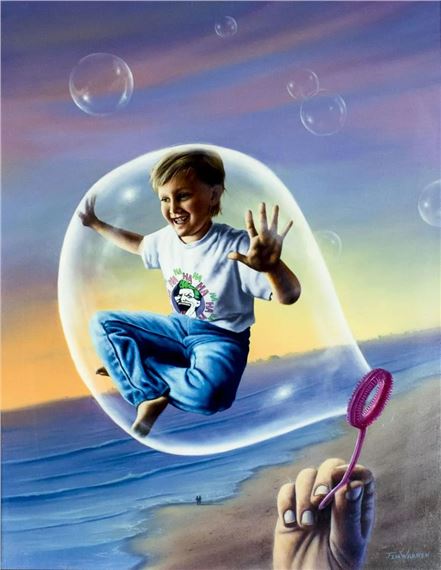 Jim Warren | Boy in Bubble | MutualArt