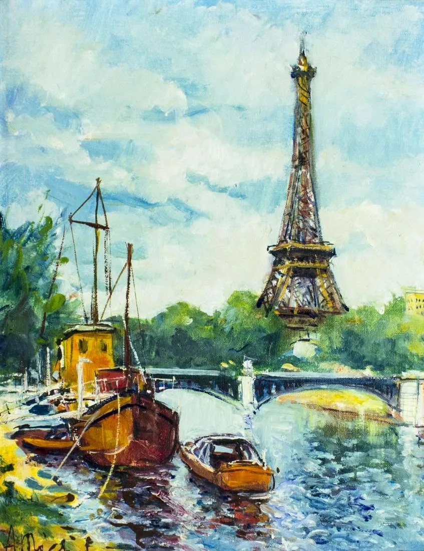 Andre Michel | Paris Cityscape | MutualArt