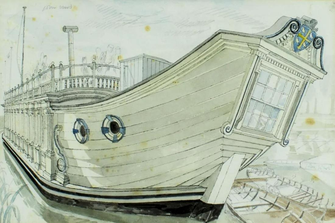 John Stanton Ward | Illustration - Ship | MutualArt