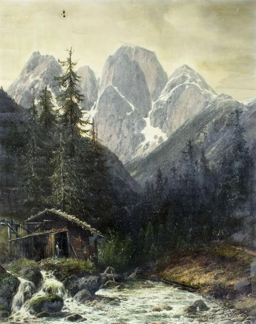 Willibald Wex | Mountain Landscape | MutualArt