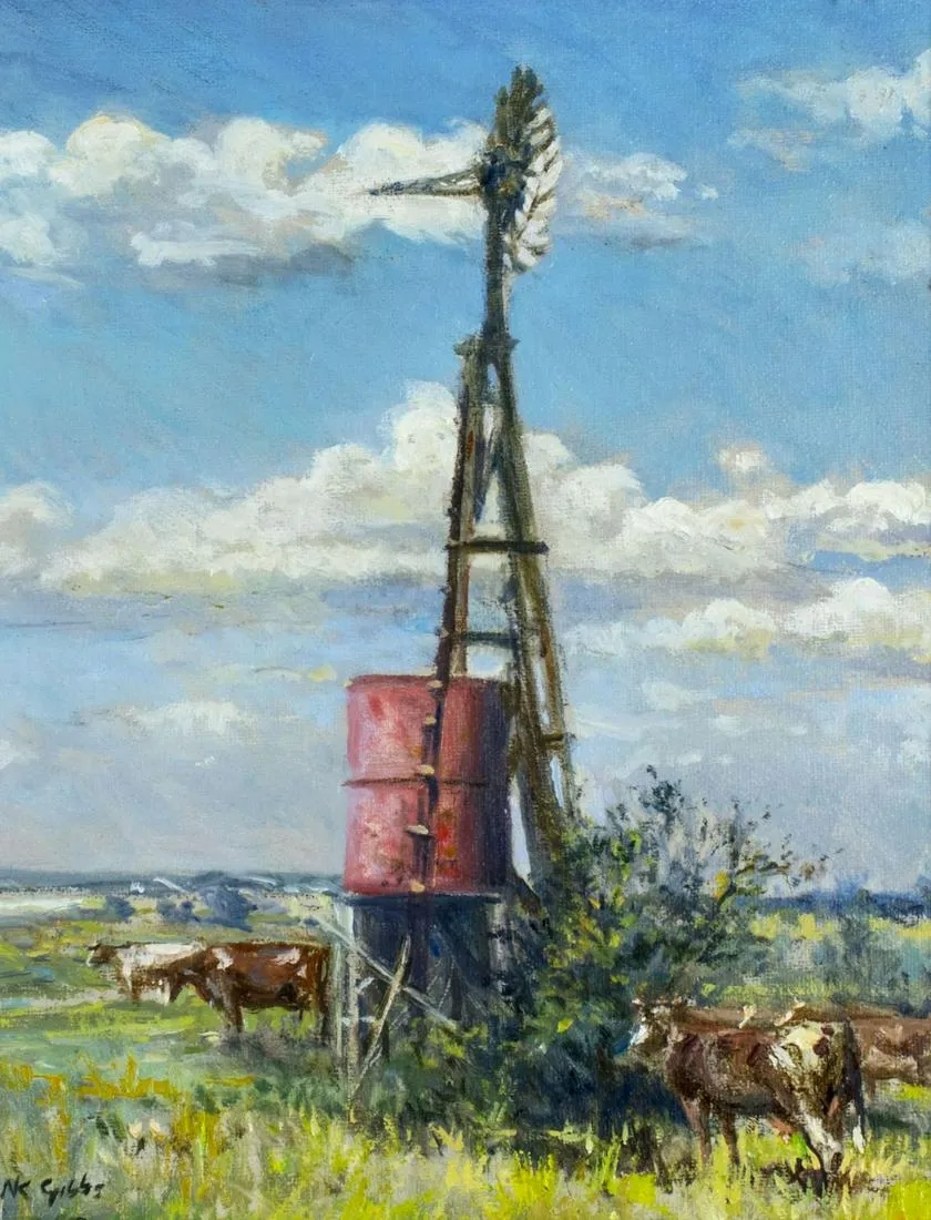 Nathaniel Gibbs | Country Landscape | MutualArt