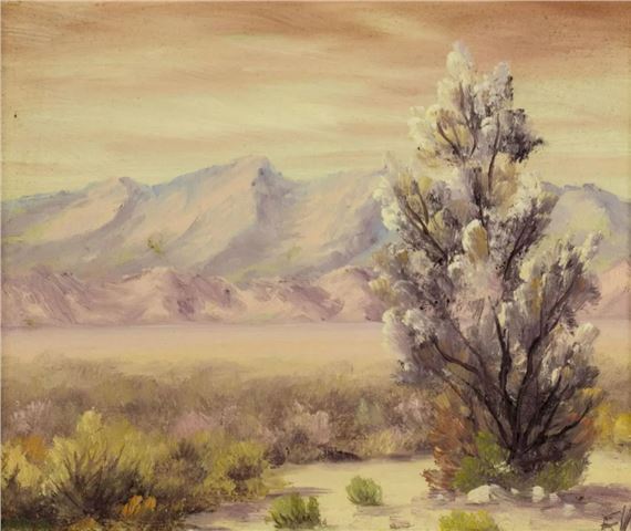 William Fitch Wray | Desert Landscape | MutualArt
