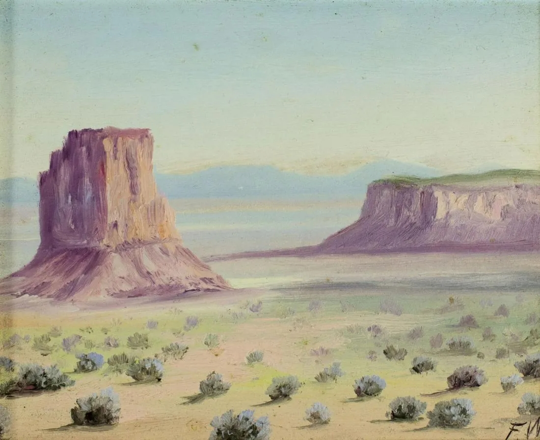 William Fitch Wray | Desert Landscape | MutualArt