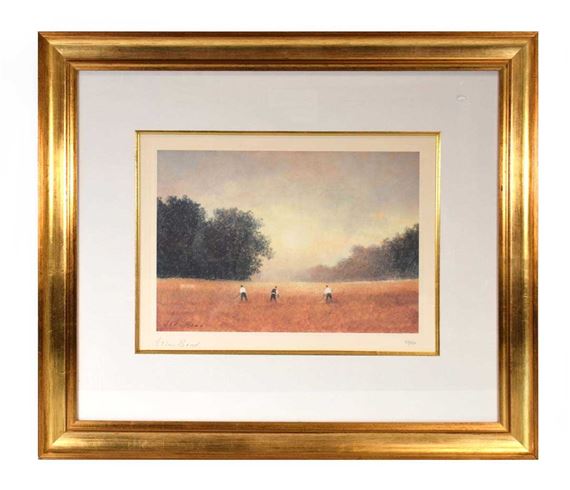 John Bond | Three harvesters in a field | MutualArt