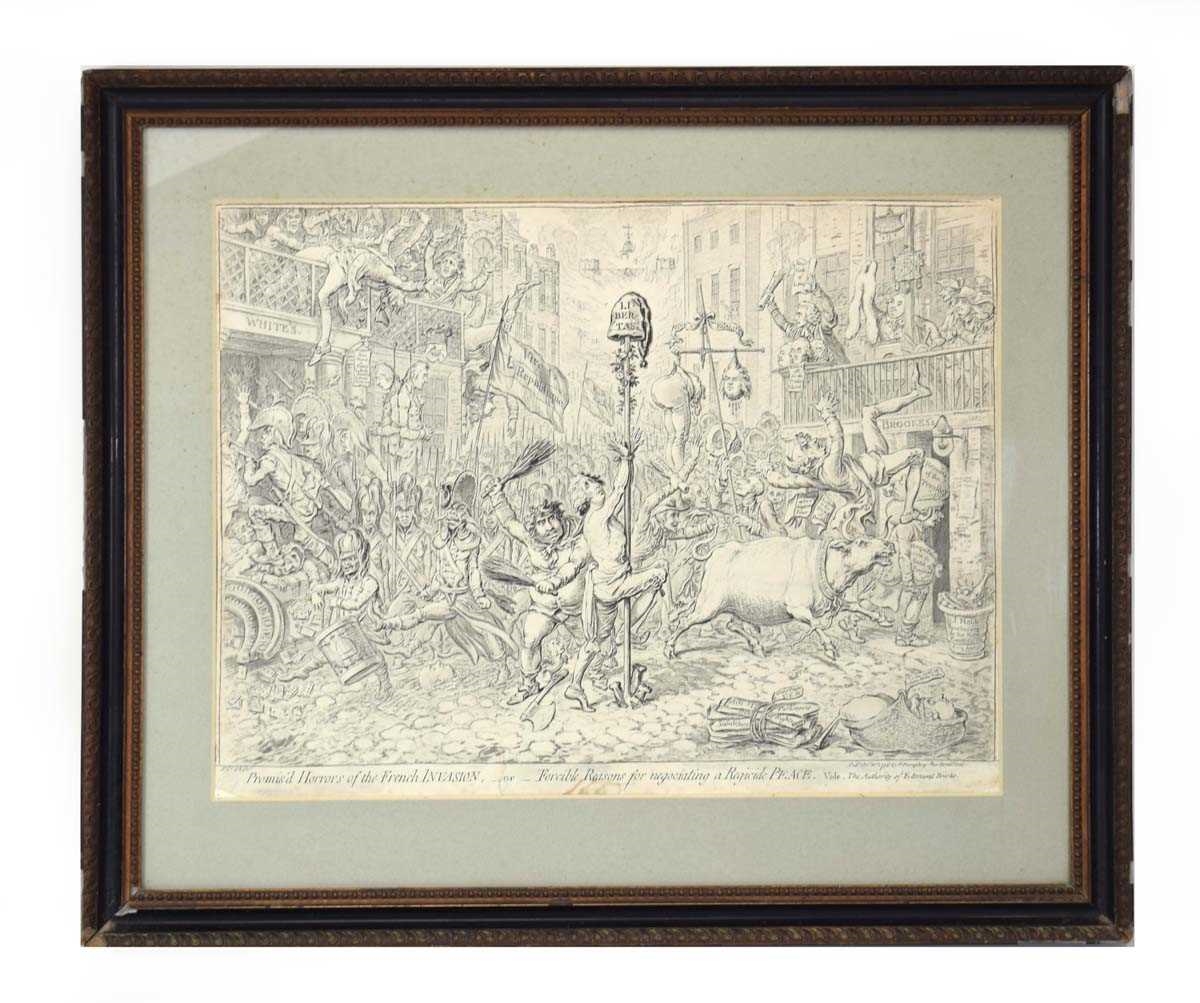 James Gillray | Promis'd Horrors of the French Invasio (1796) | MutualArt