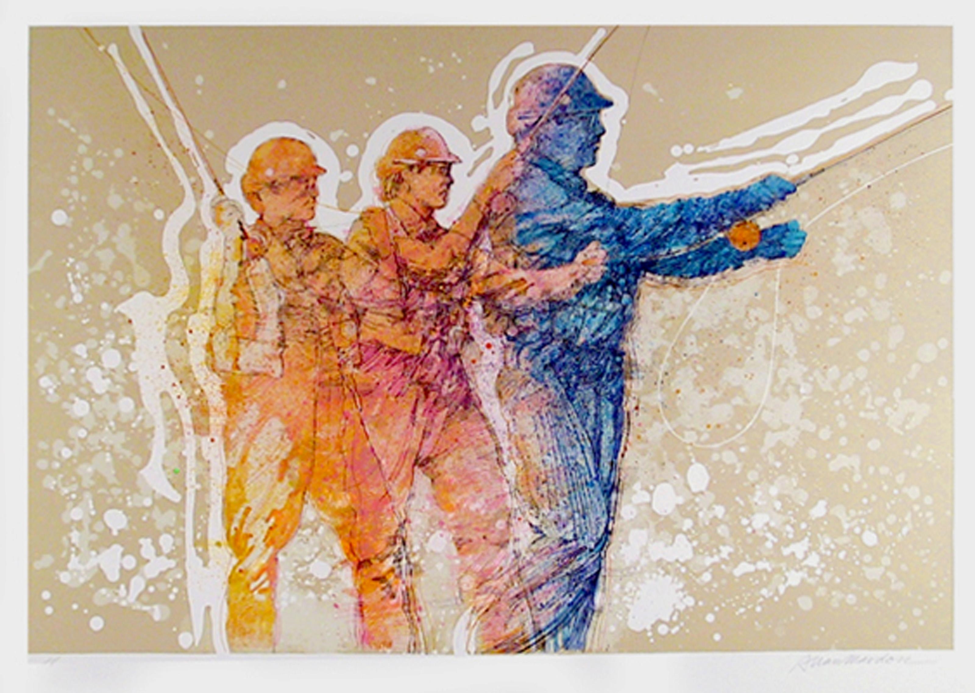 Allan Mardon | Fishing (Circa 1979) | MutualArt