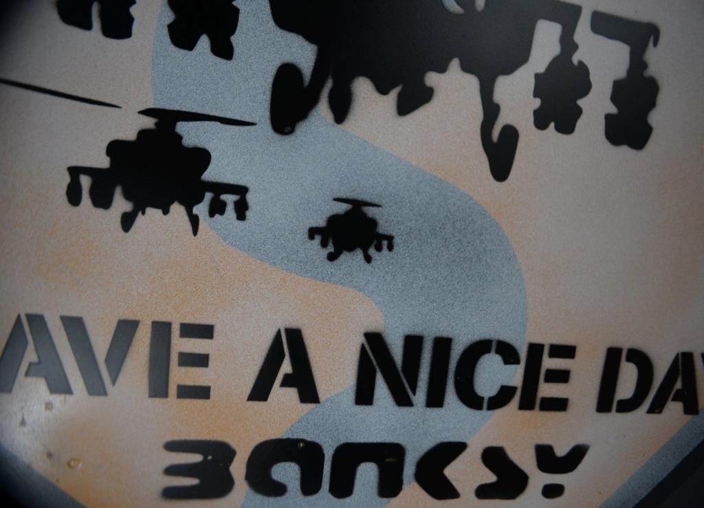 Banksy | Graffiti Art Traffic Sign | MutualArt