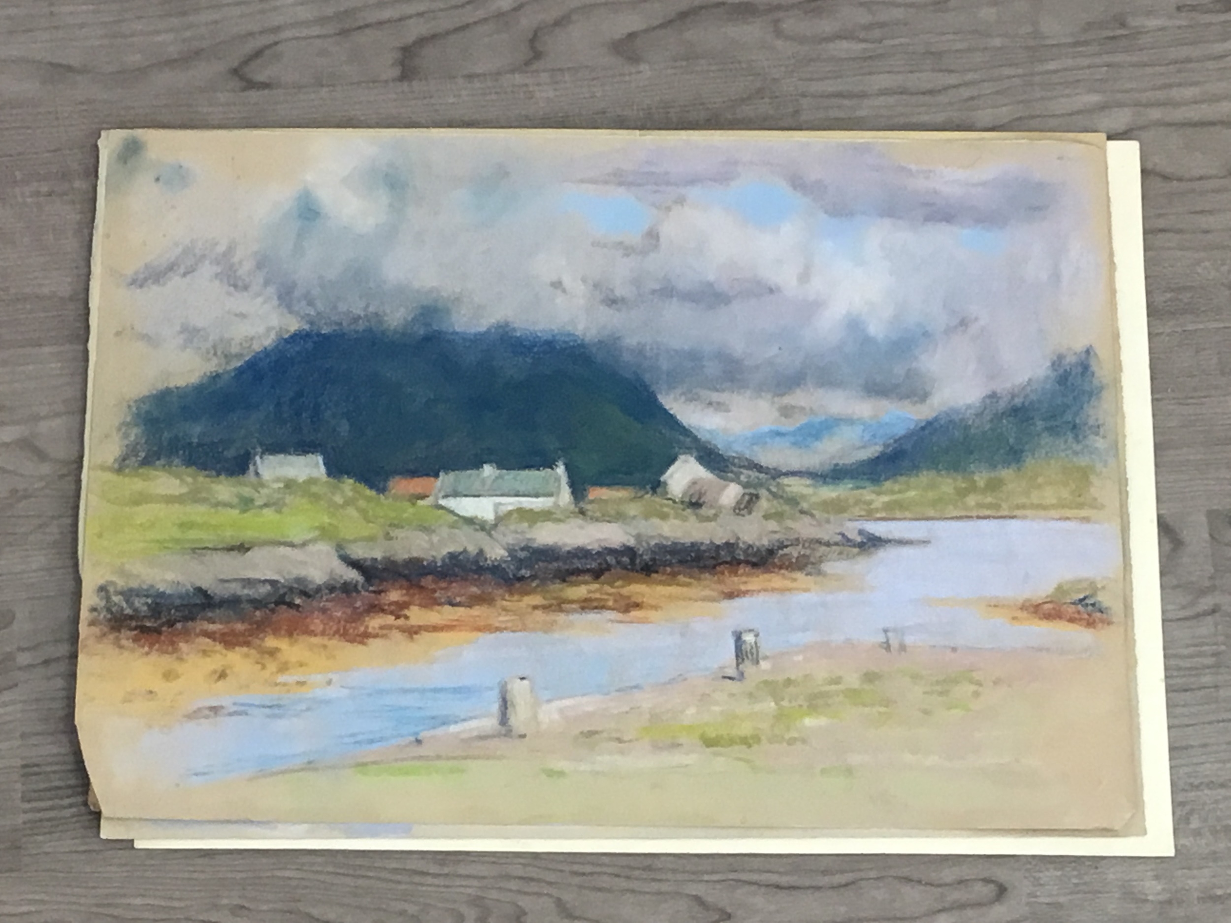 James C. Armstrong | AN ARCHIVE OF UNFRAMED PAINTINGS BY J C ARMSTRONG ...