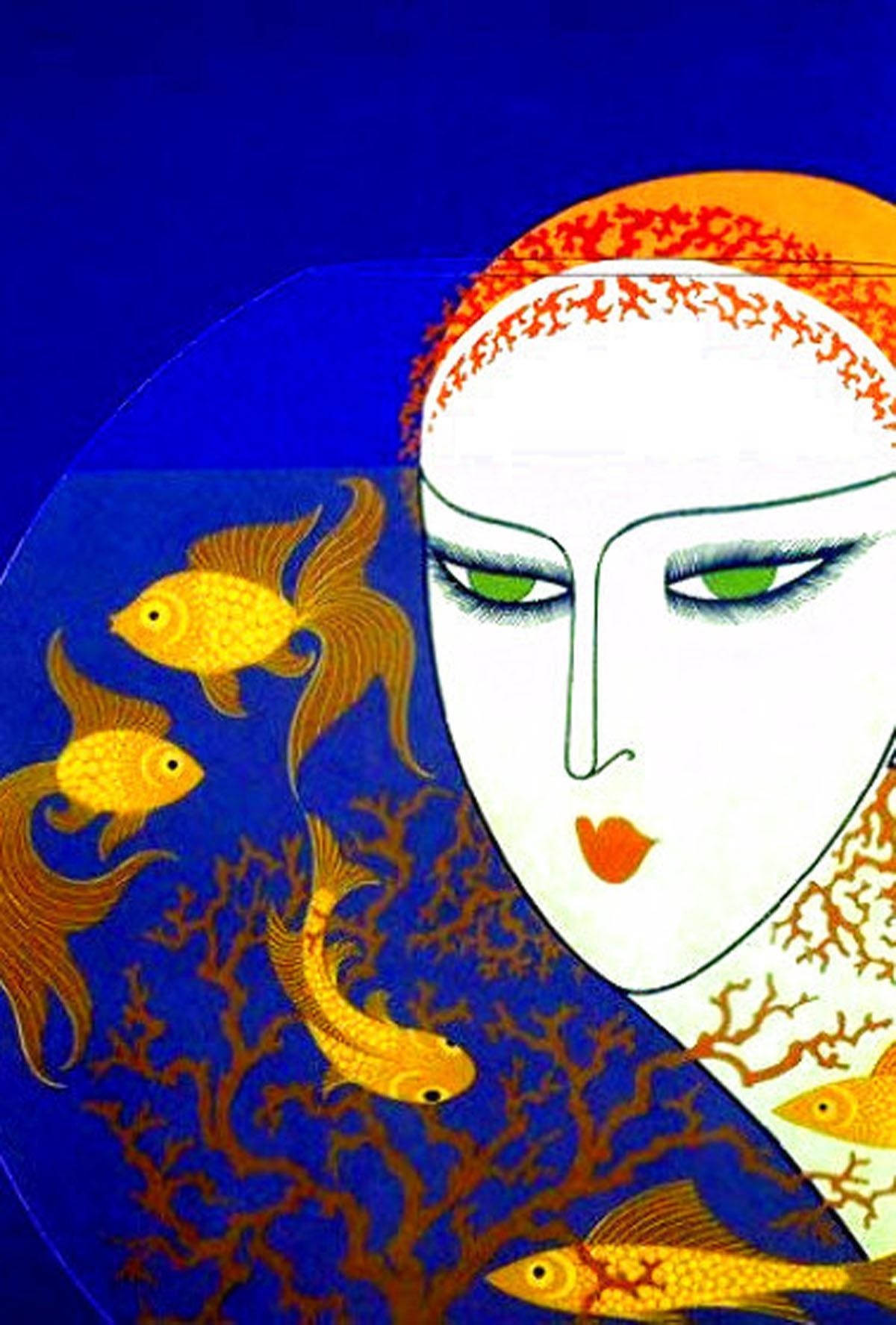Erté | Fish Bowl | MutualArt